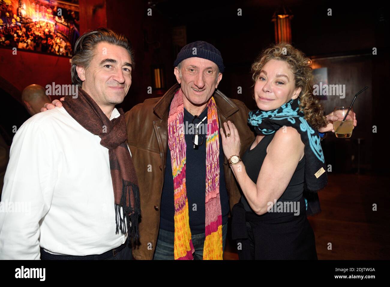 Jean Francois Derek, Jean-Pierre Jacquin et Grace de Capitani assistent ...