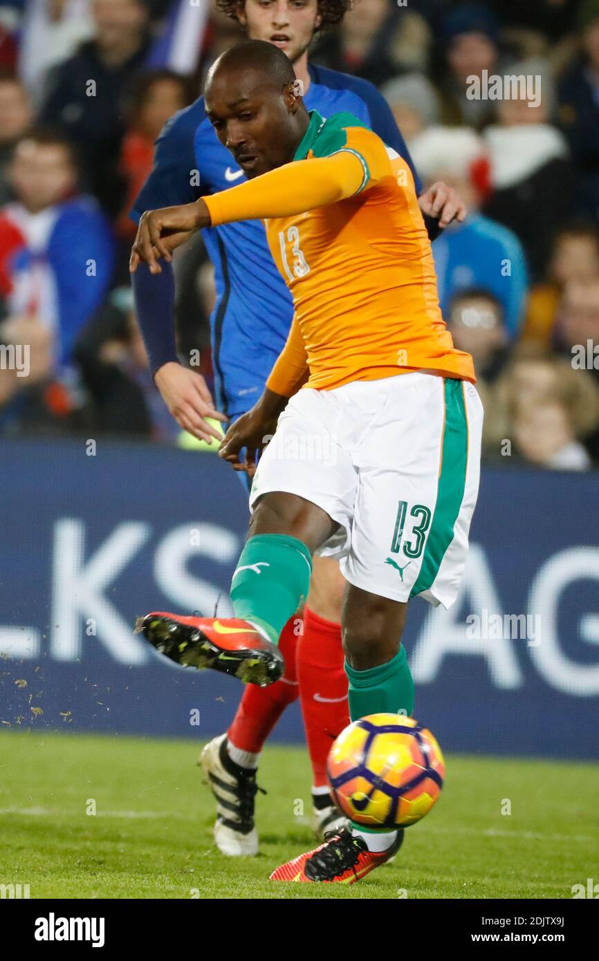 Cote d'Ivoire's Giovanni Sio during the international friendly soccer ...