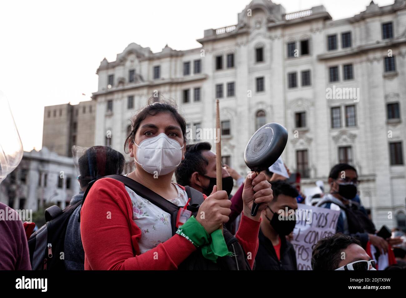 Marcha de Protesta. Lima, Peru Stock Photo - Alamy