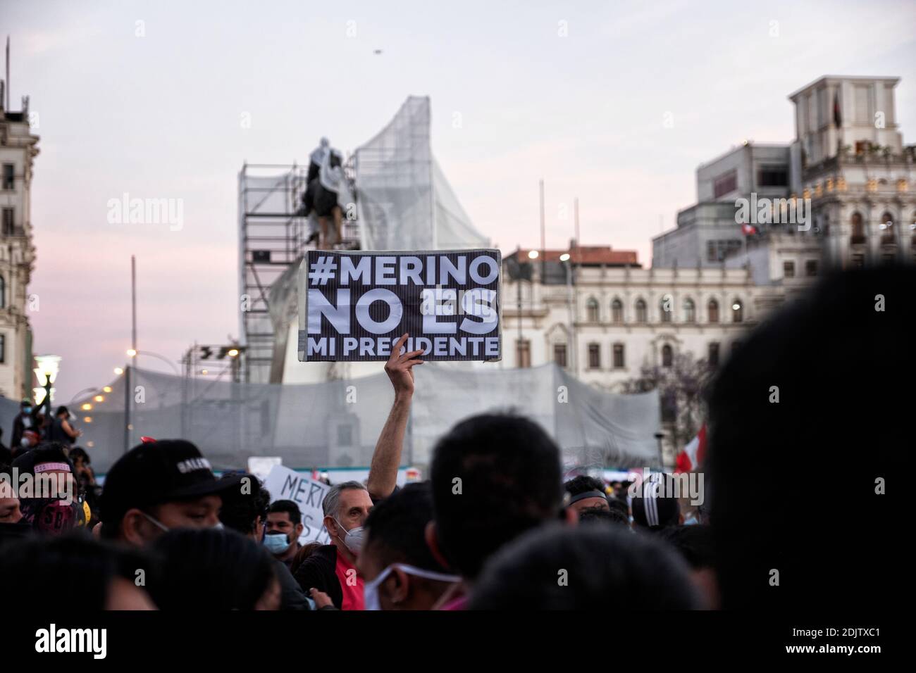 Marcha de Protesta. Lima, Peru Stock Photo - Alamy