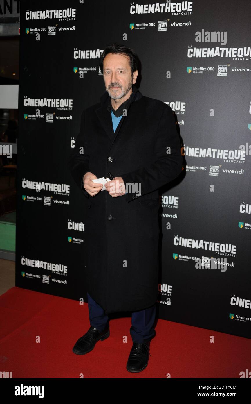 Actor Jean-Hugues Anglade arriving to the tribute to director Patrice ...