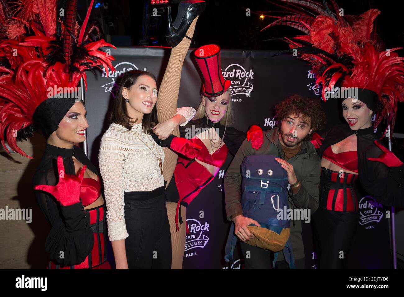 Frederique Bel and Maxime Musqua arriving to the 25 years party of the ...