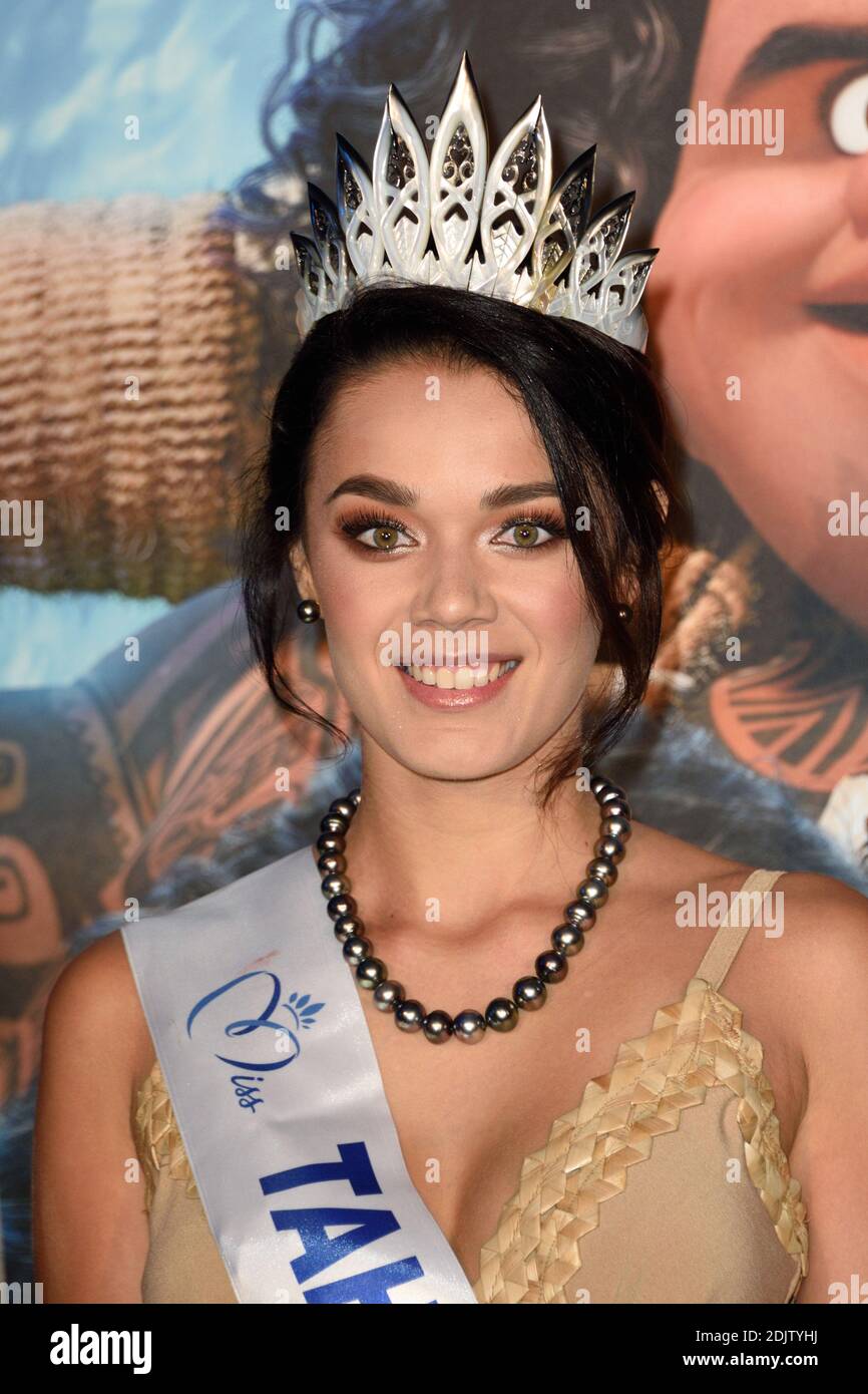 Vaea Ferrand lors de la premiere de Vaiana au grand Rex a Paris, France ...