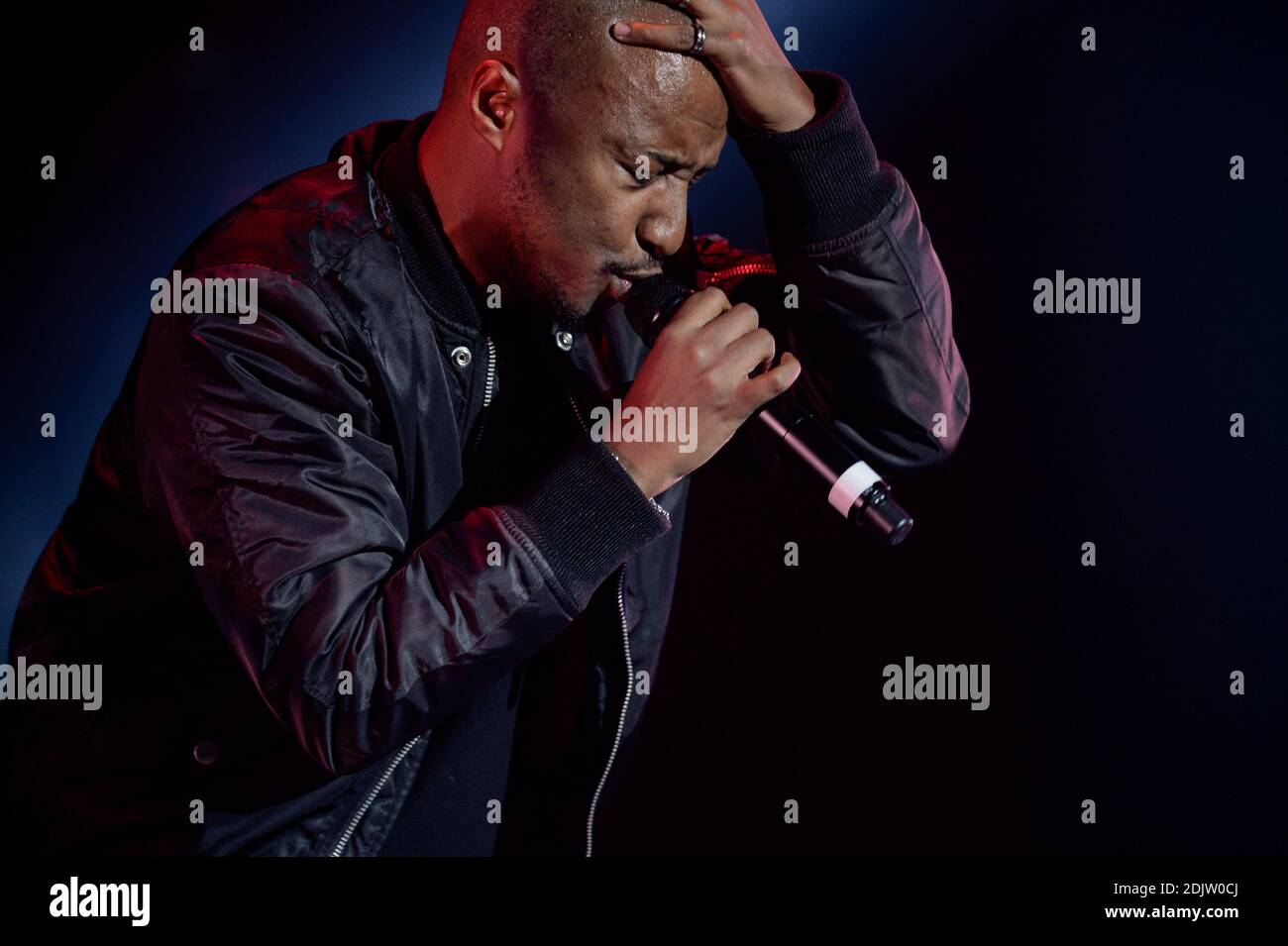 Soprano performs on stage during the Scoop Live concert at Amphitheatre ...