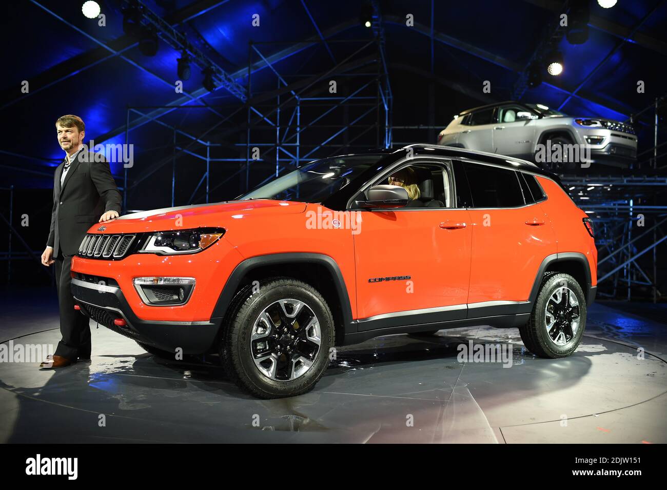 The Jeep Compass at the Los Angeles Auto Show, in Los Angeles ...
