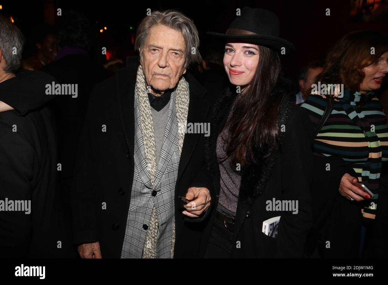 Jean-Pierre Mocky et Sarah Barzyk assistent au lancement du livre de ...