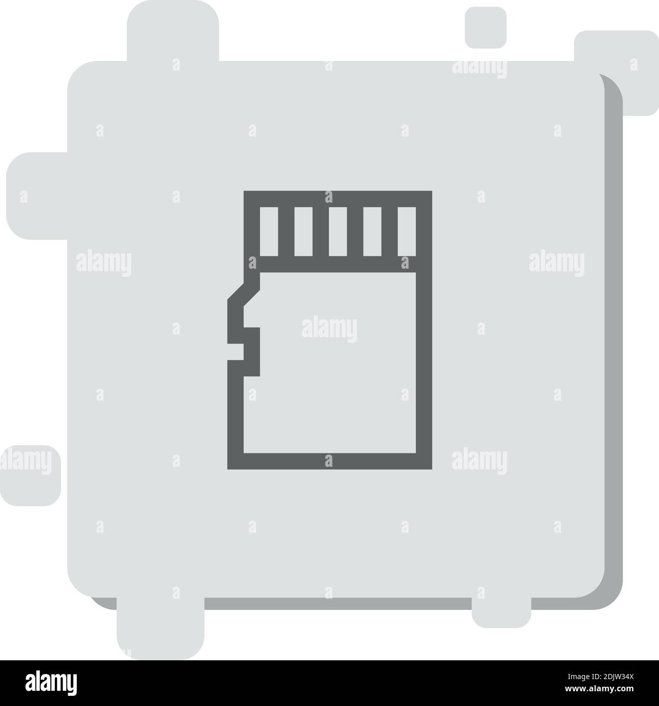 memory card vector icon modern simple vector illustration Stock Vector ...