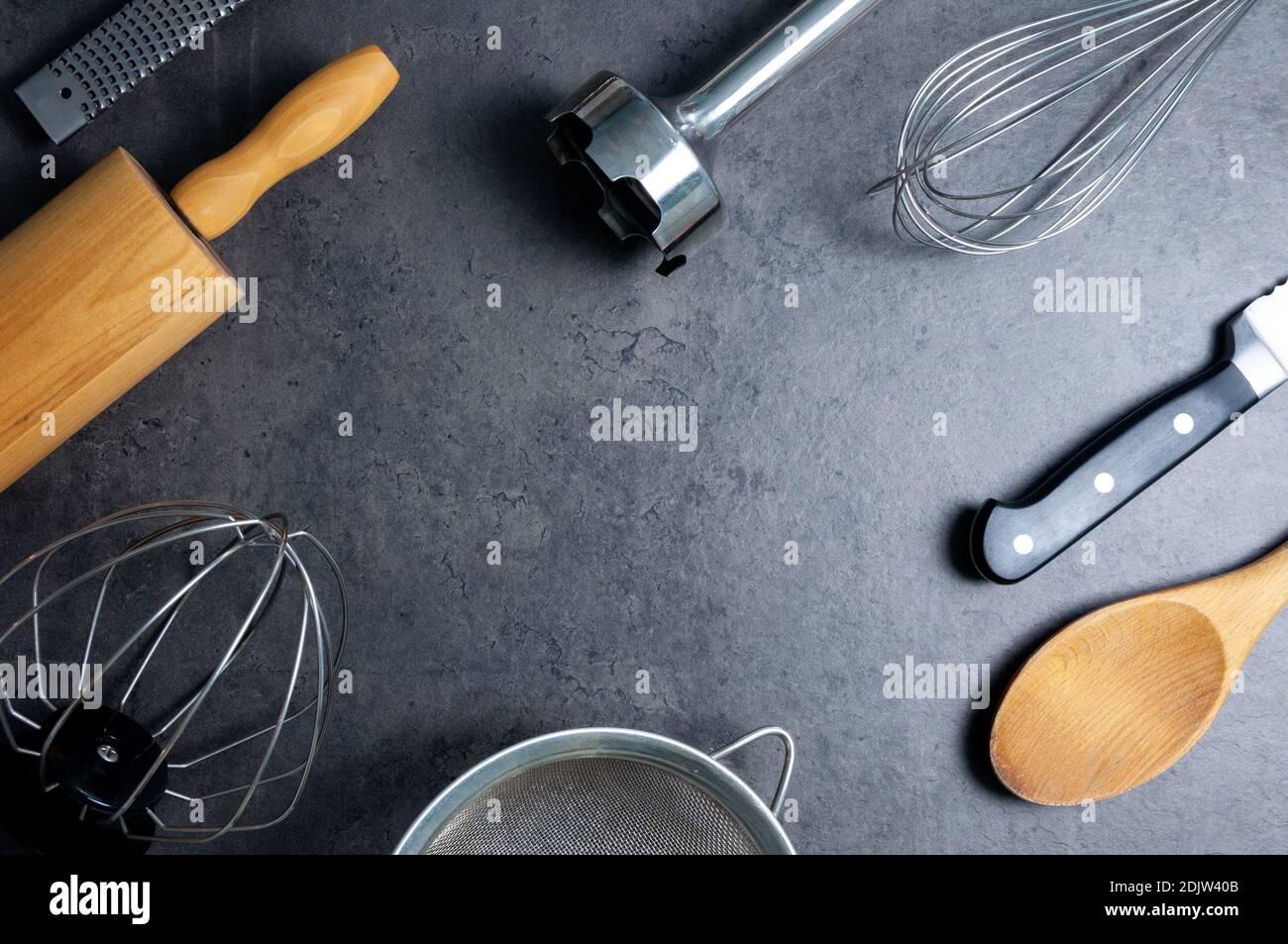 Baking or cooking background frame. Kitchen items for baking cakes ...