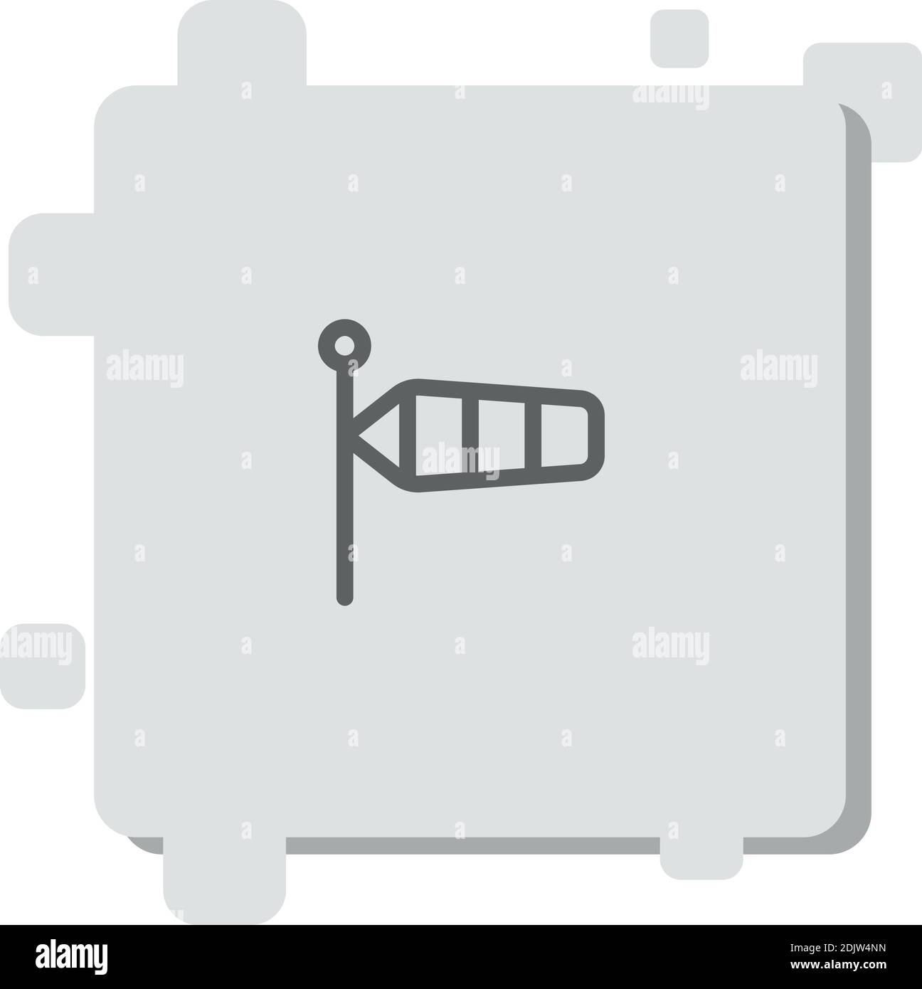 windsock vector icon modern simple vector illustration Stock Vector ...