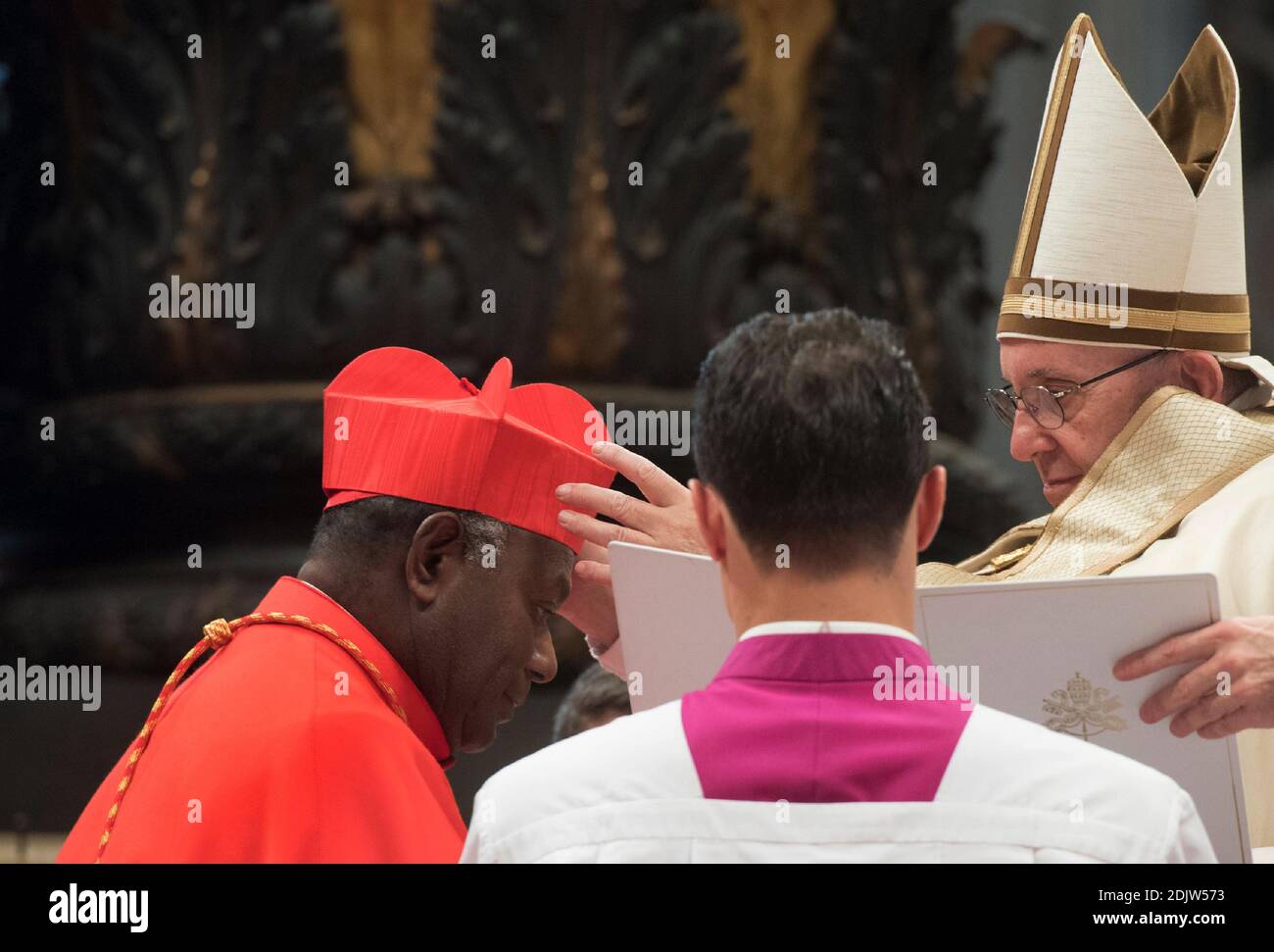 Pope Francis appoints new Cardinal John RIBAT of New Guinea, during an ...