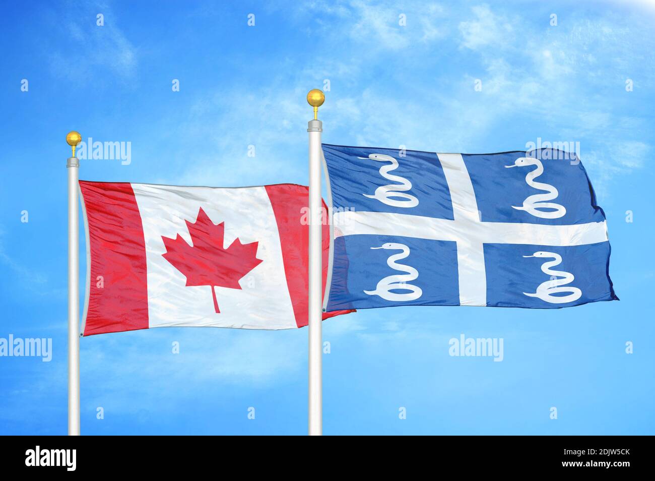 Snake flag of martinique hi-res stock photography and images - Alamy