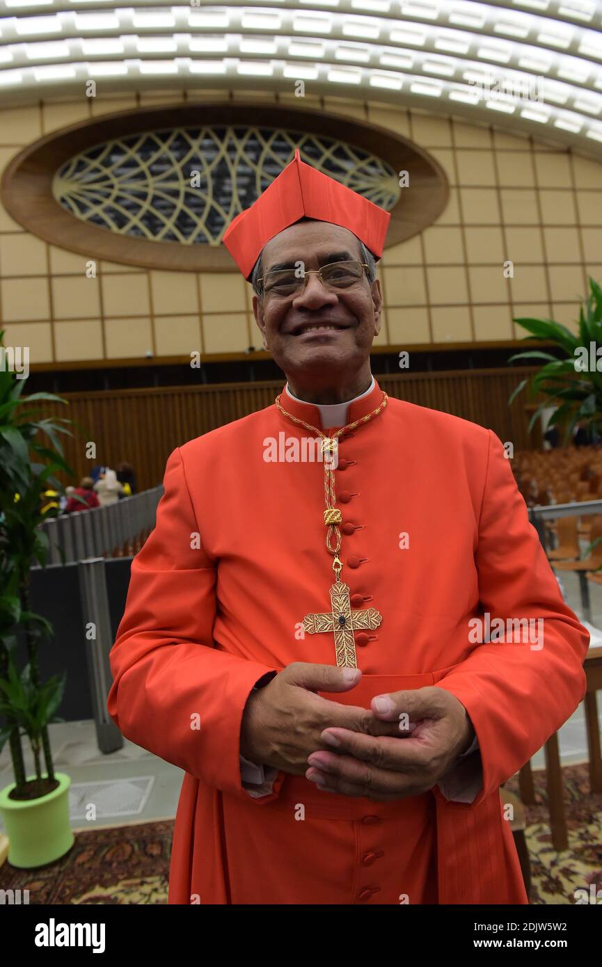 Newly elevated cardinal Patrick D'ROZARIO of Bangladesh attends a ...