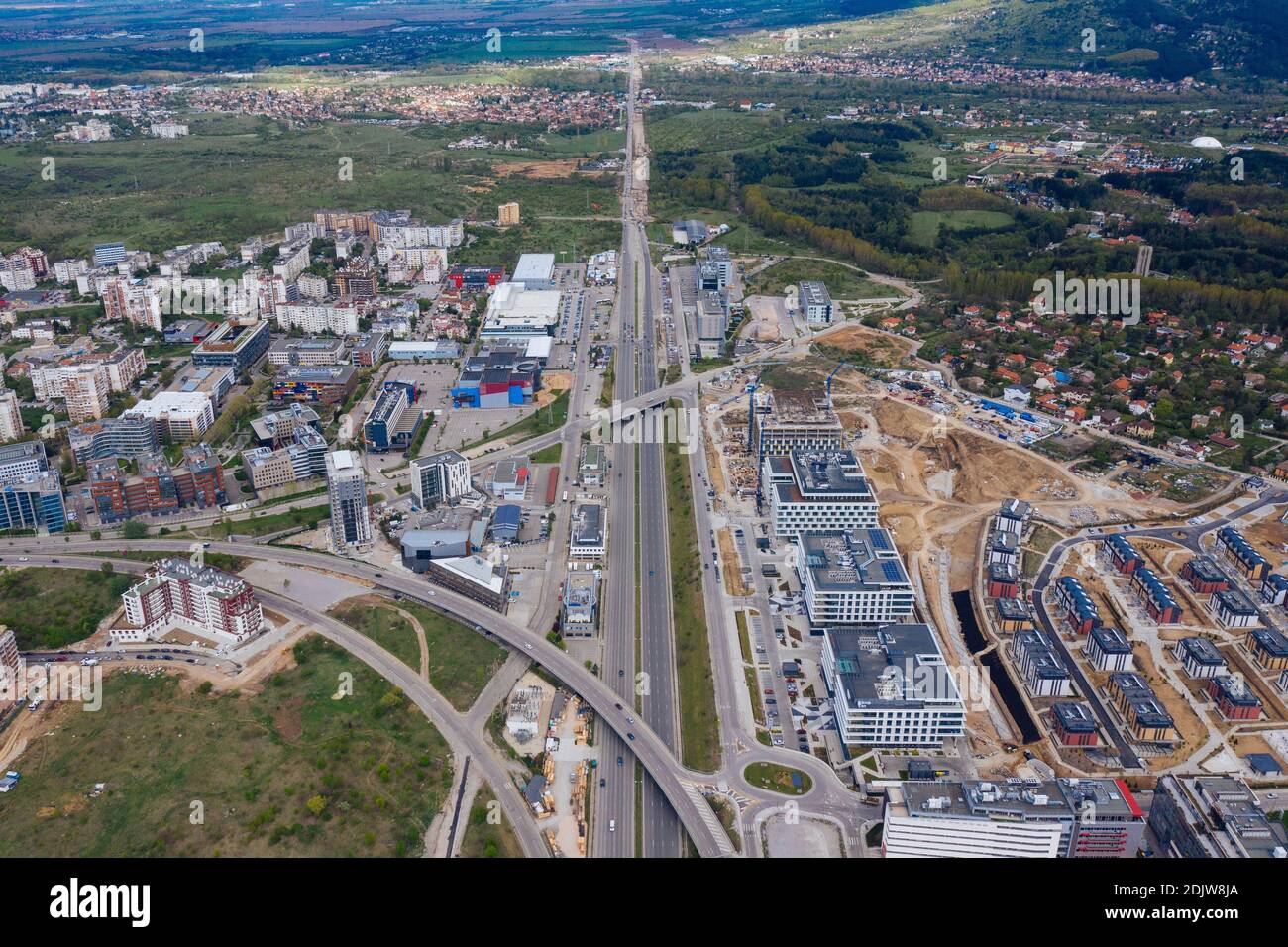 An aerial shot of a residential complex at daytime Stock Photo - Alamy