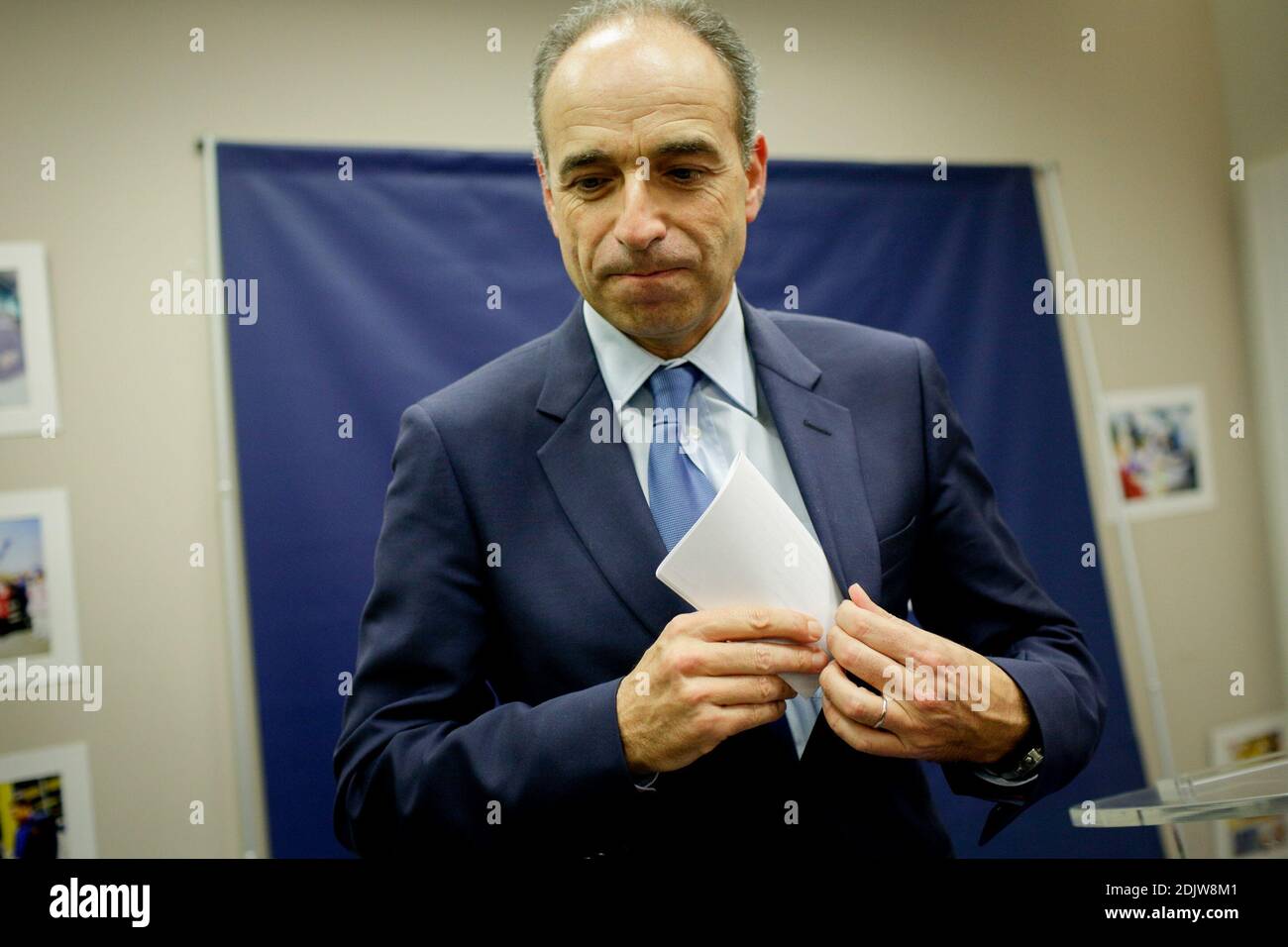 Jean-Francois Cope pictured speaking on november 20, 2016, at his ...