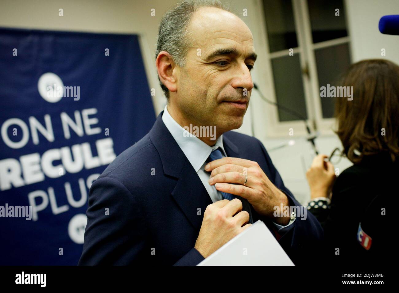 Jean-Francois Cope pictured speaking on november 20, 2016, at his ...
