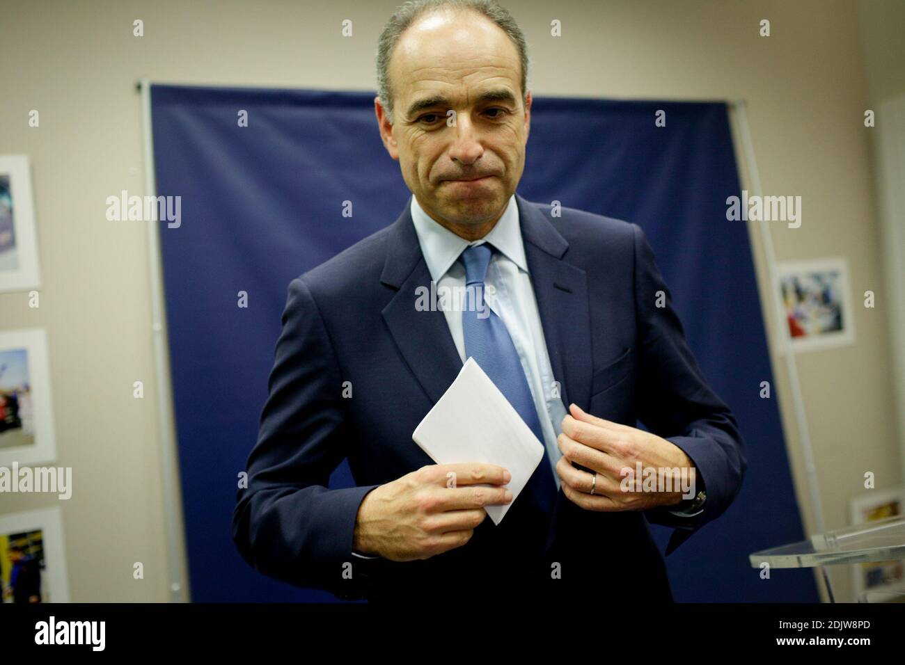 Jean-Francois Cope pictured speaking on november 20, 2016, at his ...