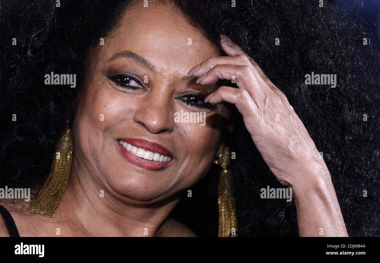 Singer Diana Ross looks on during a Presidential Medal of Freedom ...