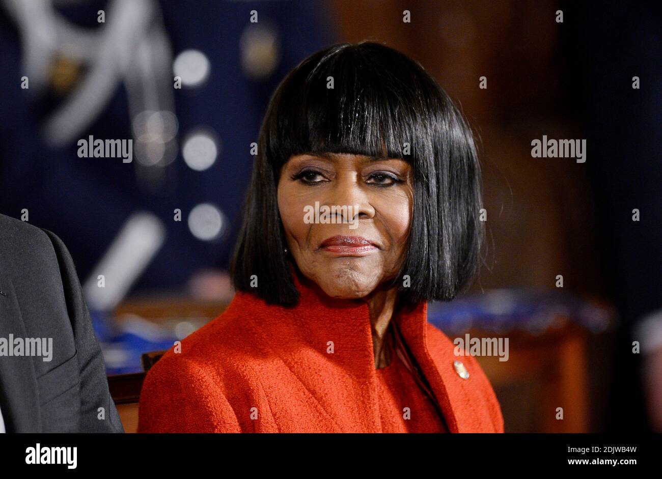 Cicely Tyson looks on during a Presidential Medal of Freedom ceremony ...