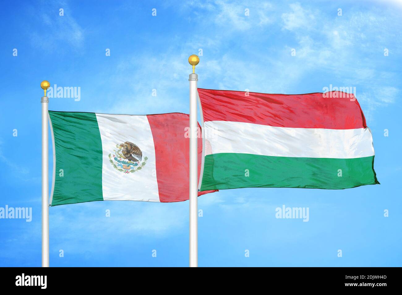 Mexico hungary flag hi-res stock photography and images - Alamy