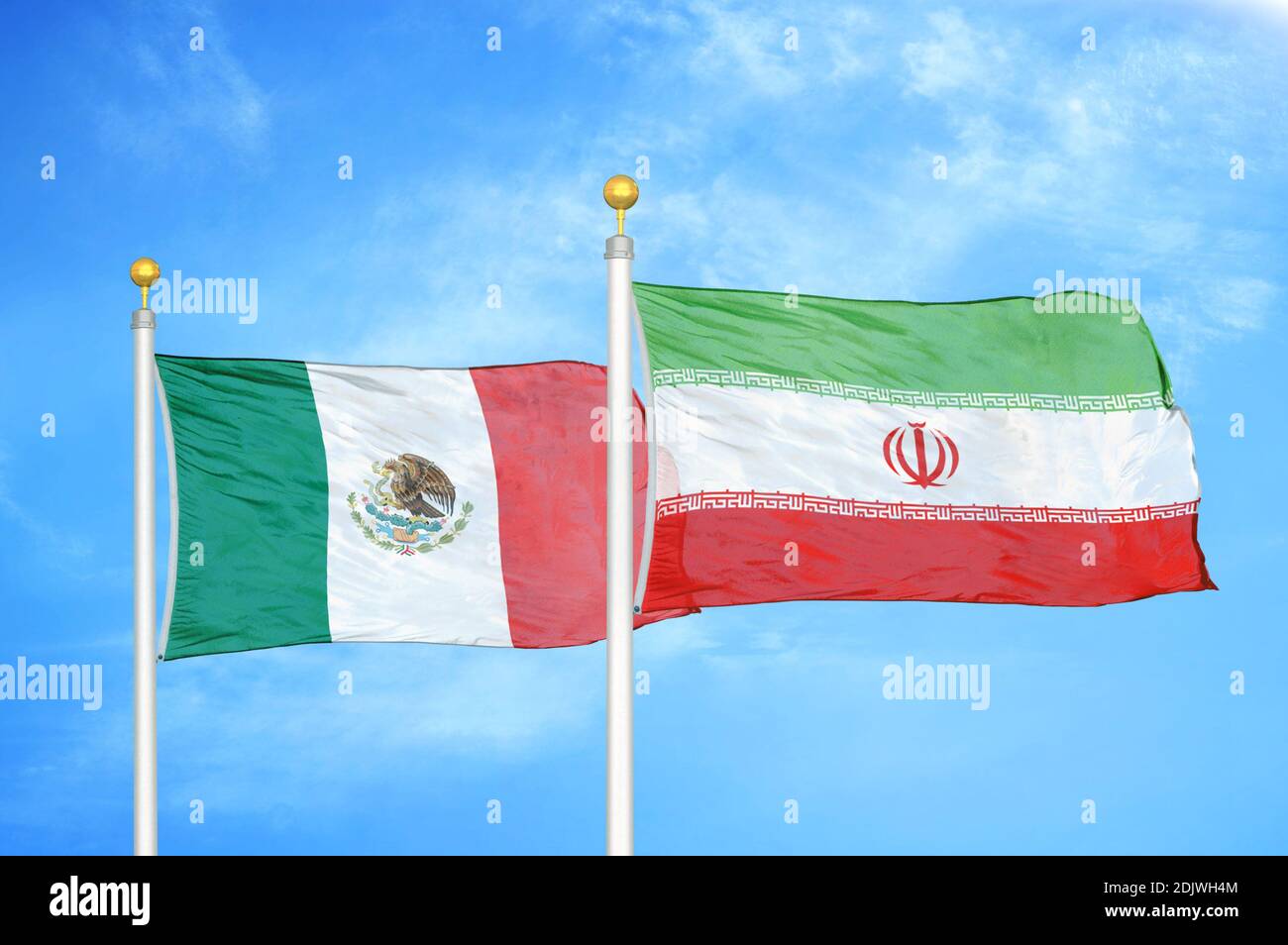 Mexico iran flag hi-res stock photography and images - Alamy