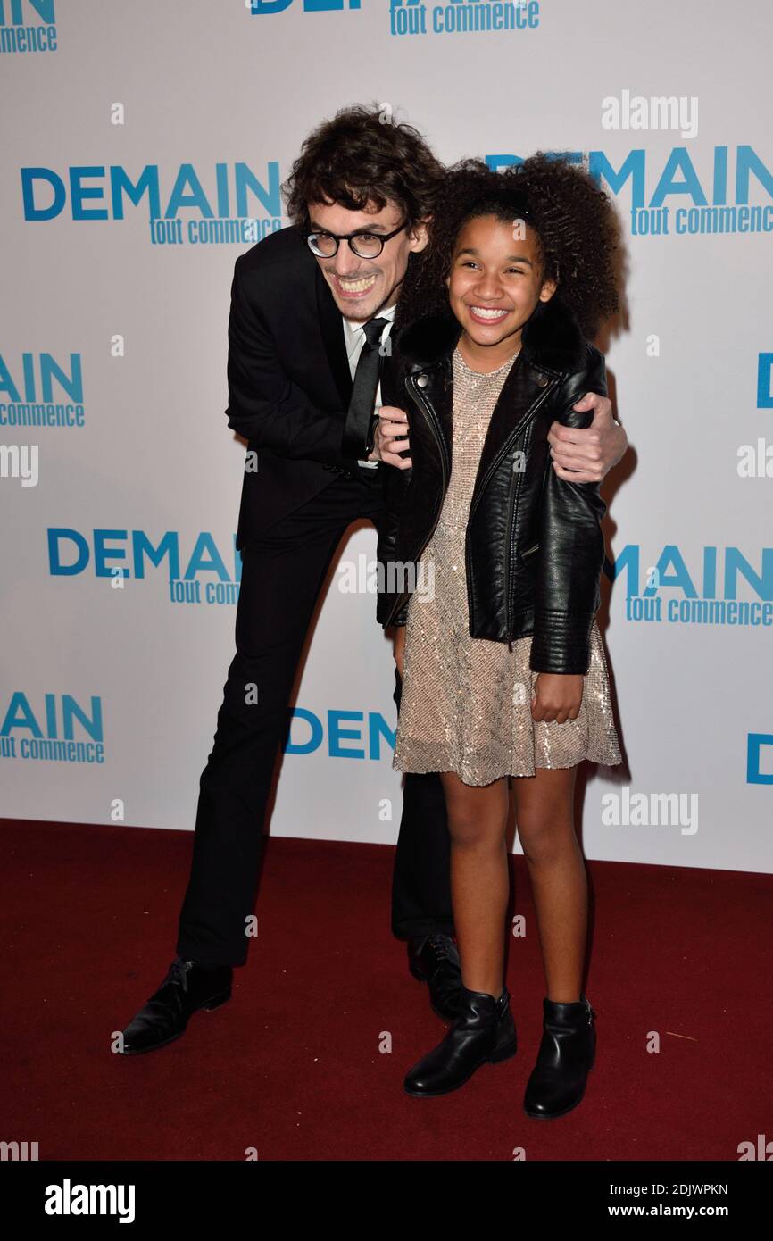 Hugo Gelin, Gloria Colston attending the Demain Tout Commence Paris ...