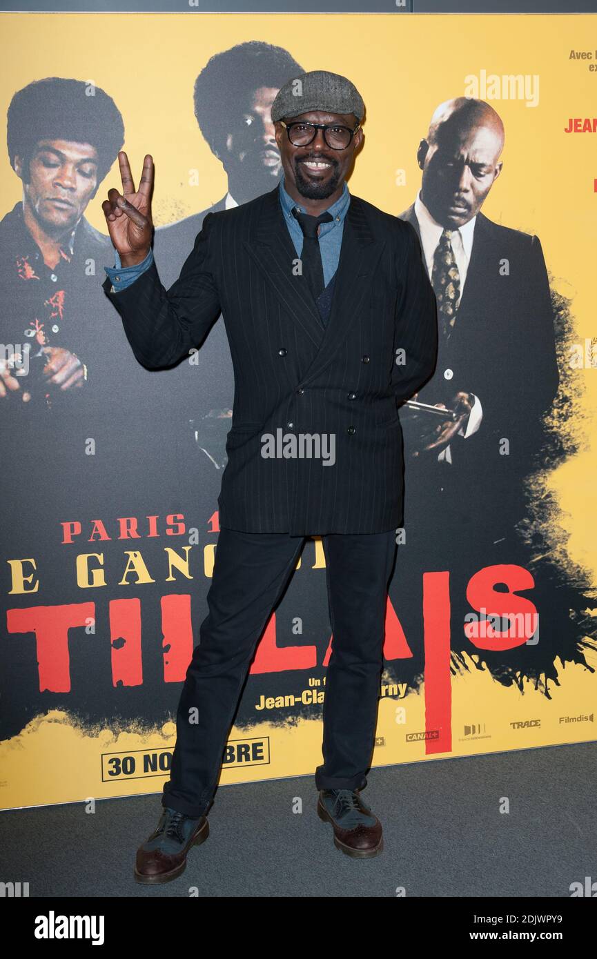 Lucien Jean Baptiste attending the premiere of 'Le gang des antillais ...