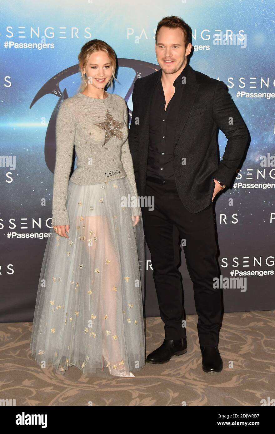 Jennifer lawrence chris pratt hi-res stock photography and images - Alamy