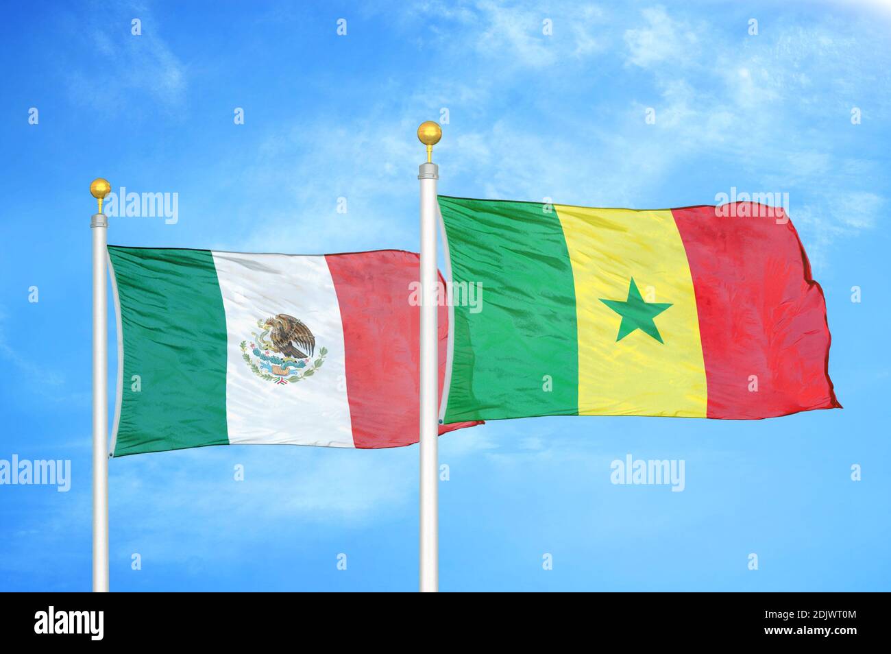 Mexico senegal flag hi-res stock photography and images - Alamy