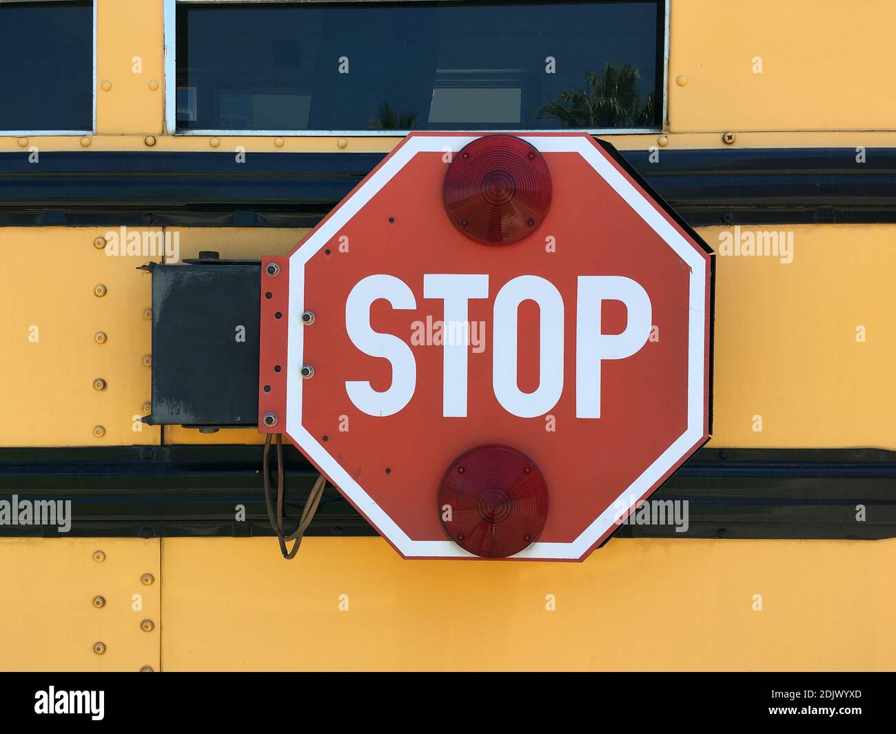 Stop sign on bus hi-res stock photography and images - Alamy