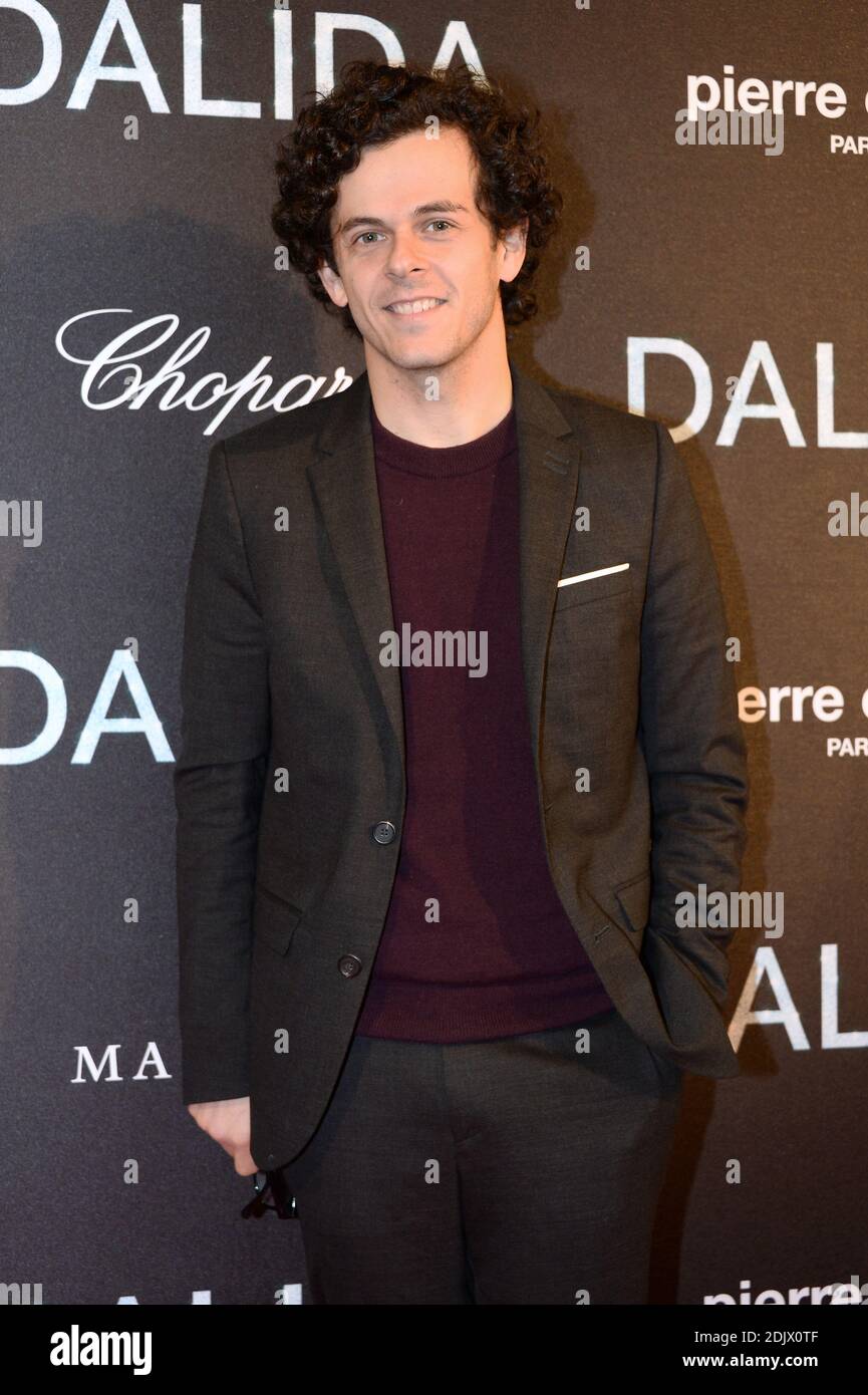 Michael Gregorio attending the premiere of Dalida held at L'Olympia in ...