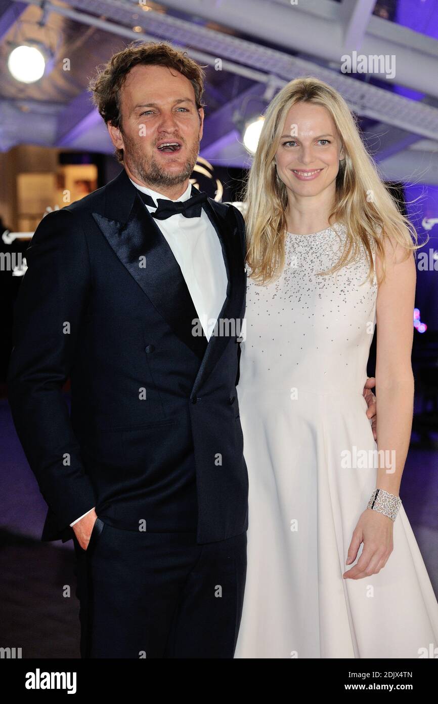 Jason Clarke and his wife Cecile Breccia attending the Opening of the ...