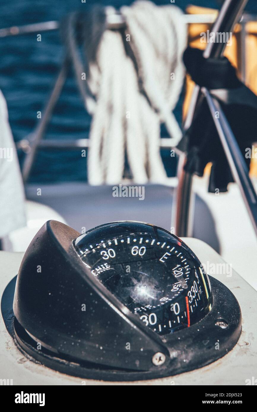 Boat Compass High Resolution Stock Photography and Images - Alamy