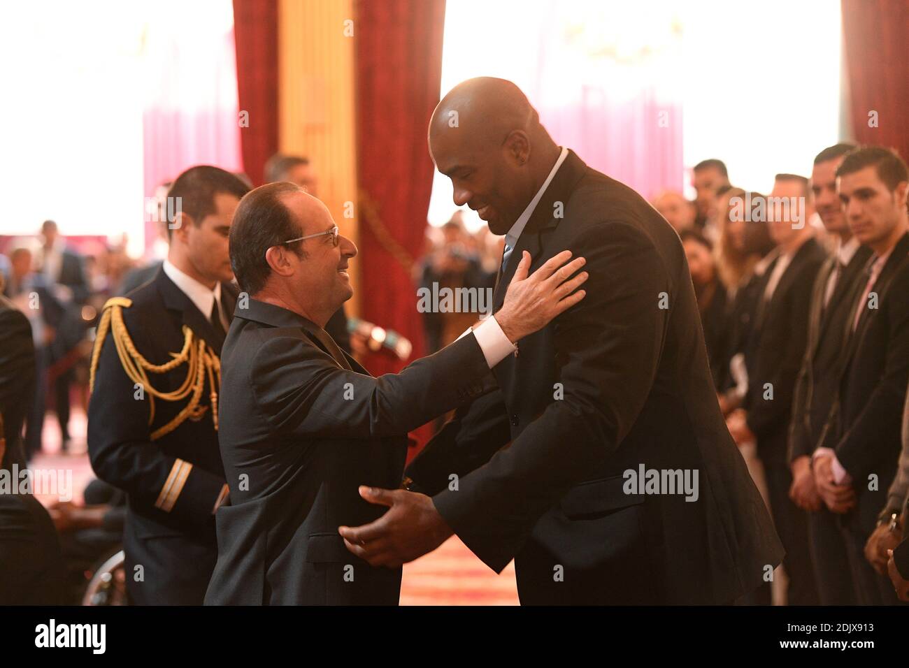 French President Francois Hollande awards 2016 Rio Olympic medallist ...