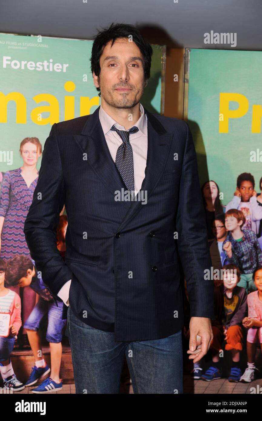 Actor Vincent Elbaz attending the premiere of 'Primaire' at UGC Cine ...