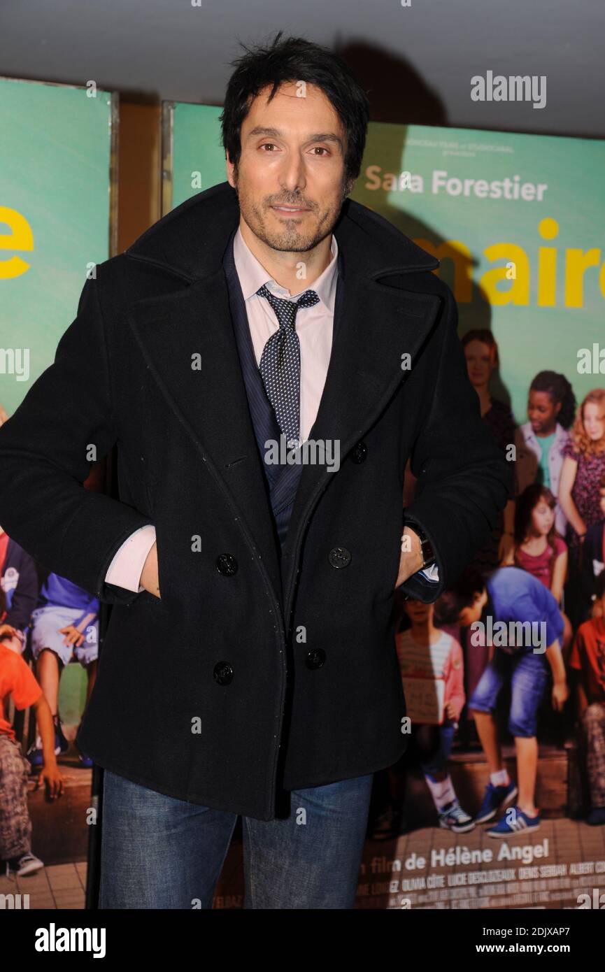 Actor Vincent Elbaz attending the premiere of 'Primaire' at UGC Cine ...