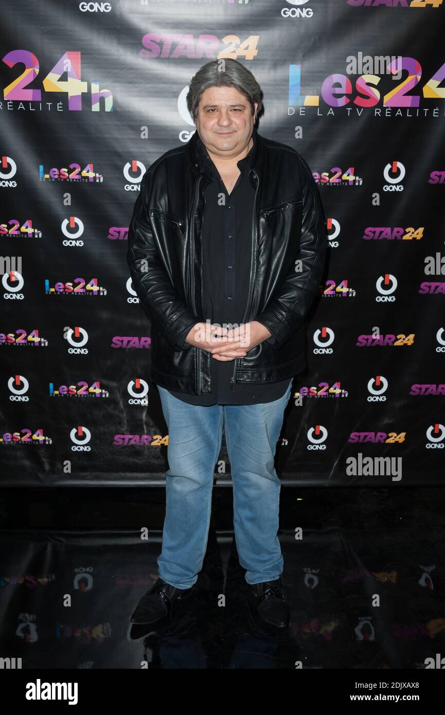 Marco Panzani (Secret Story) attending the press conference of 'les 24h ...