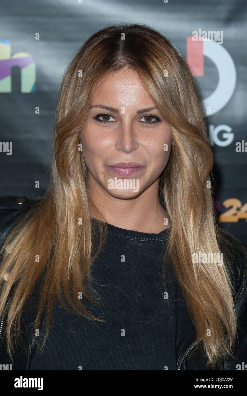 Rachel Mouyal (Secret Story) attending the press conference of 'les 24h ...