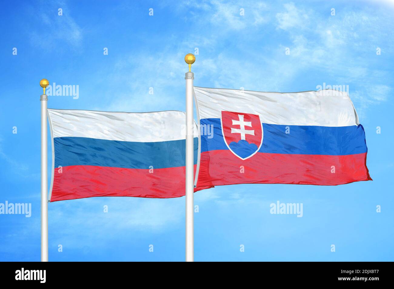 Russia slovakia flag hi-res stock photography and images - Alamy