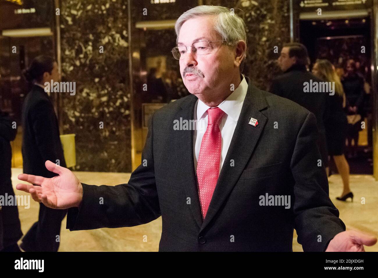 Following his meeting with President-elect Donald Trump, Terry Branstad ...