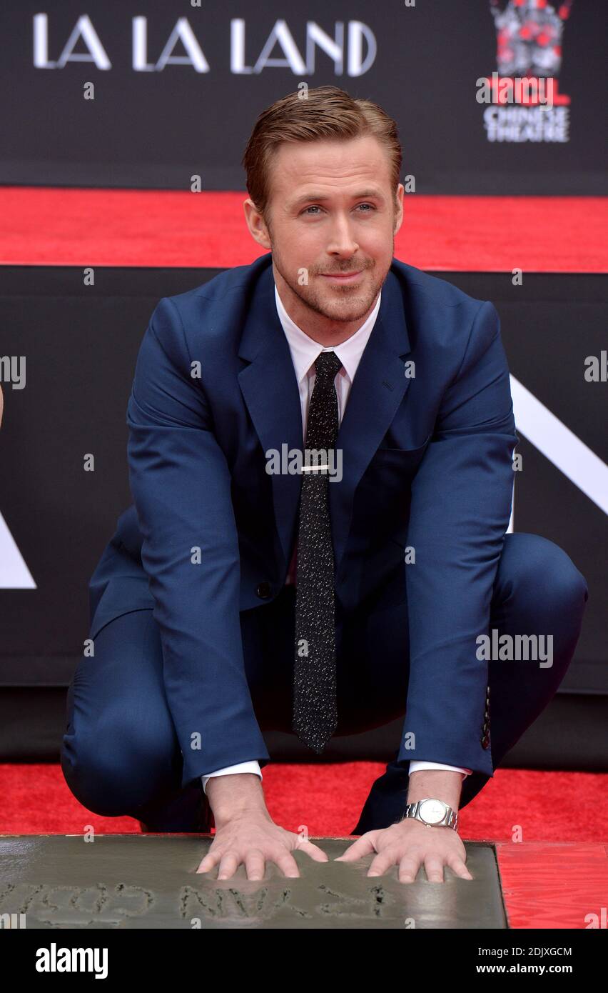 Ryan Gosling Hand And Footprint Ceremony at TCL Chinese Theatre IMAX on ...