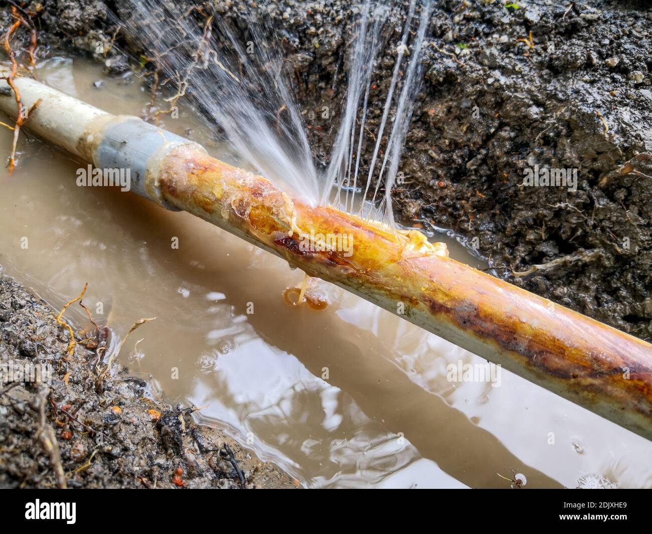Burst Pipe High High Resolution Stock Photography and Images - Alamy