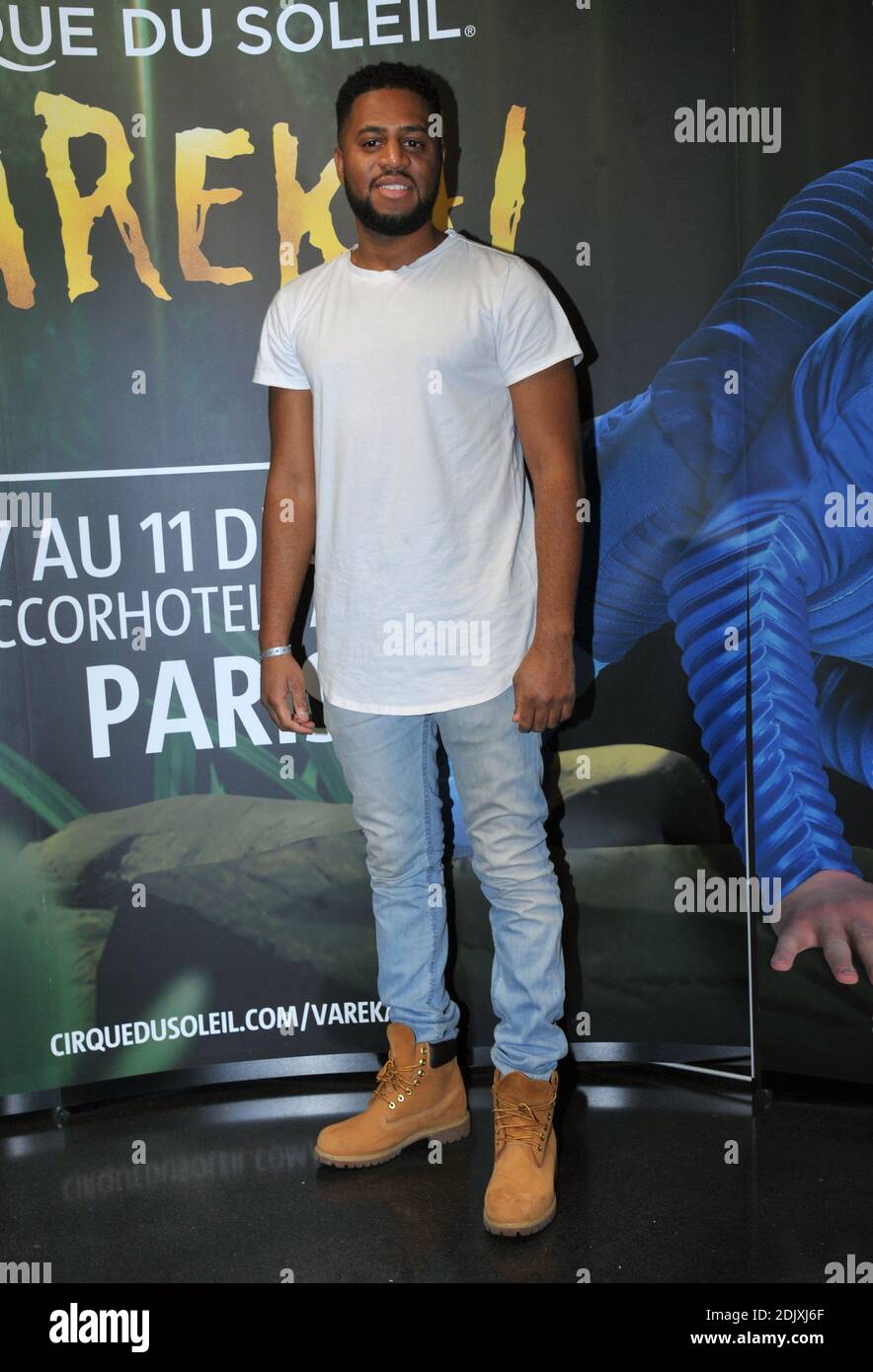 Axel Tony attending the Varekai of Cirque du Soleil photocall in Paris ...
