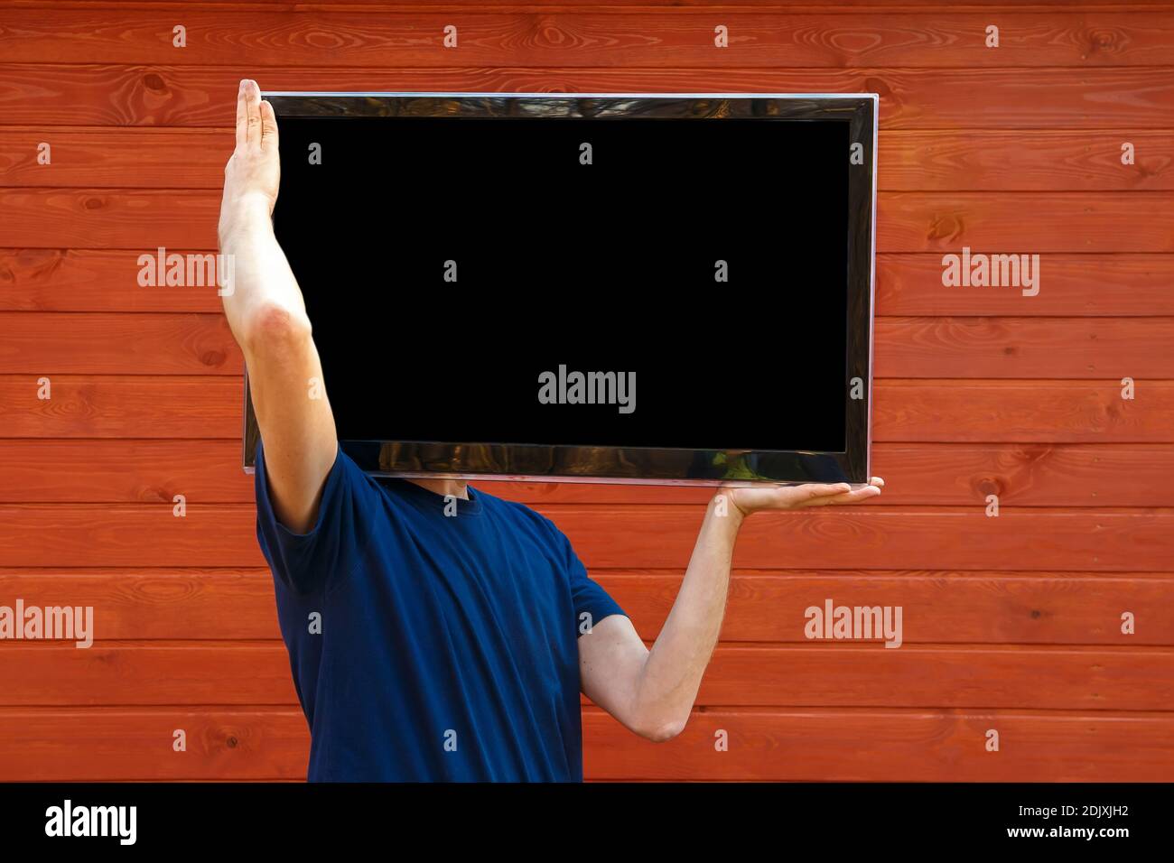 Carrying television hi-res stock photography and images - Alamy