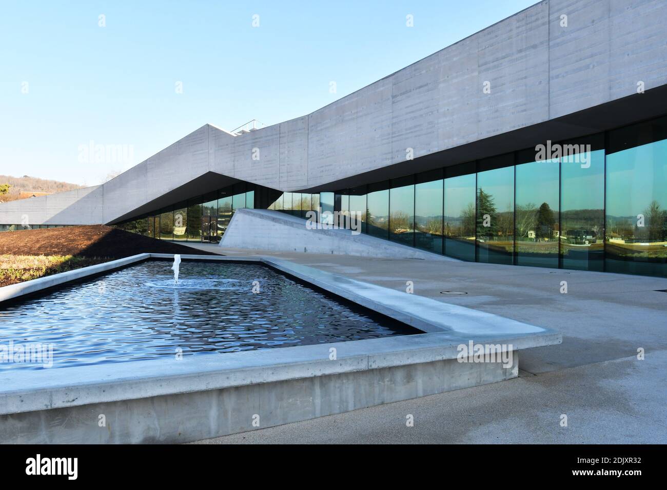 An outside view of the new museum Lascaux 4 on December 10, 2016, in ...
