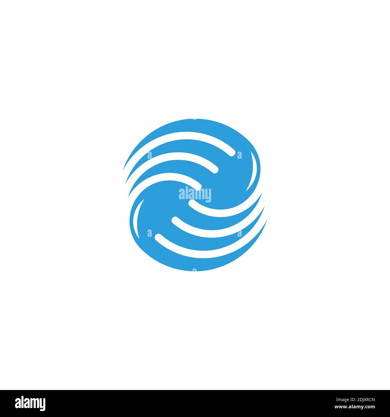 Blue vortex water flow Cut Out Stock Images & Pictures - Alamy