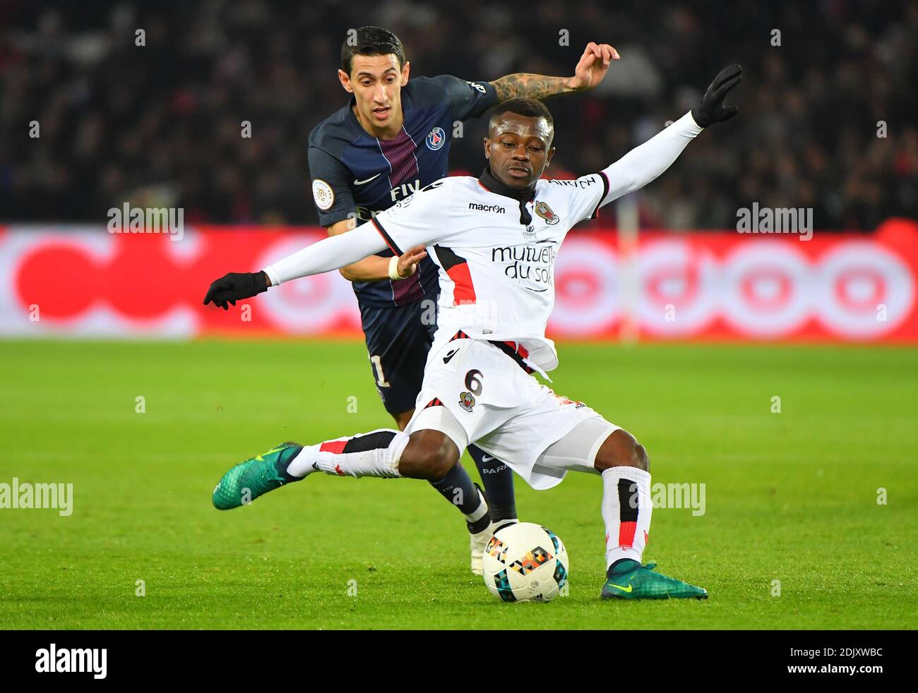 Nice 's Seri Jean Michael during the French Ligue 1 soccer match, PSG ...