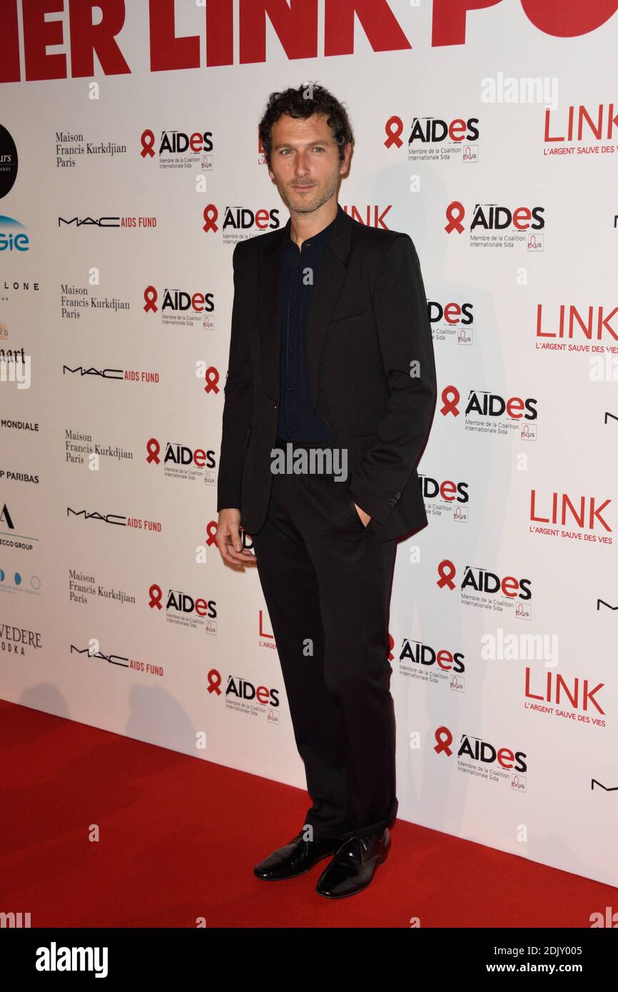 Simon Buret attending at LINK pour AIDES dinner held at the Pavlllon ...