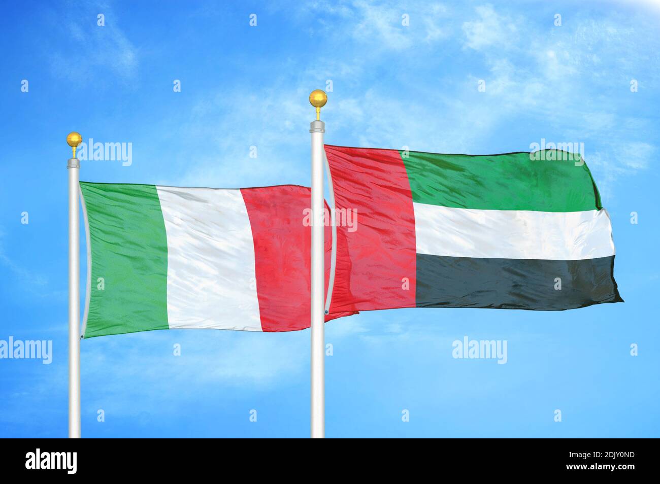 Emirates italy flag hi-res stock photography and images - Alamy