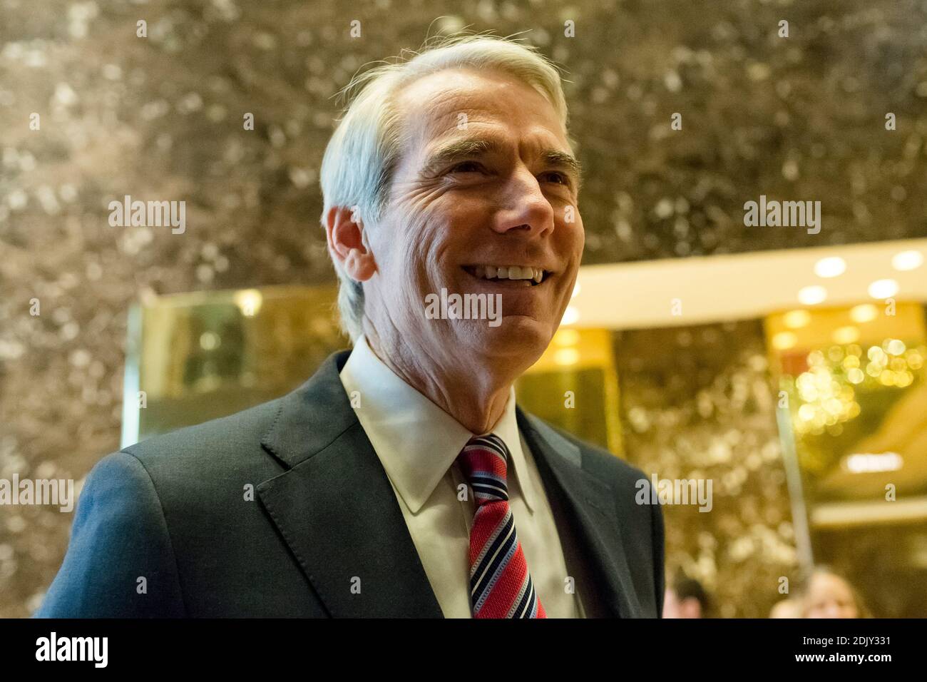 Ohio Senator Robert Portman is seen upon his arrival at Trump Tower in ...