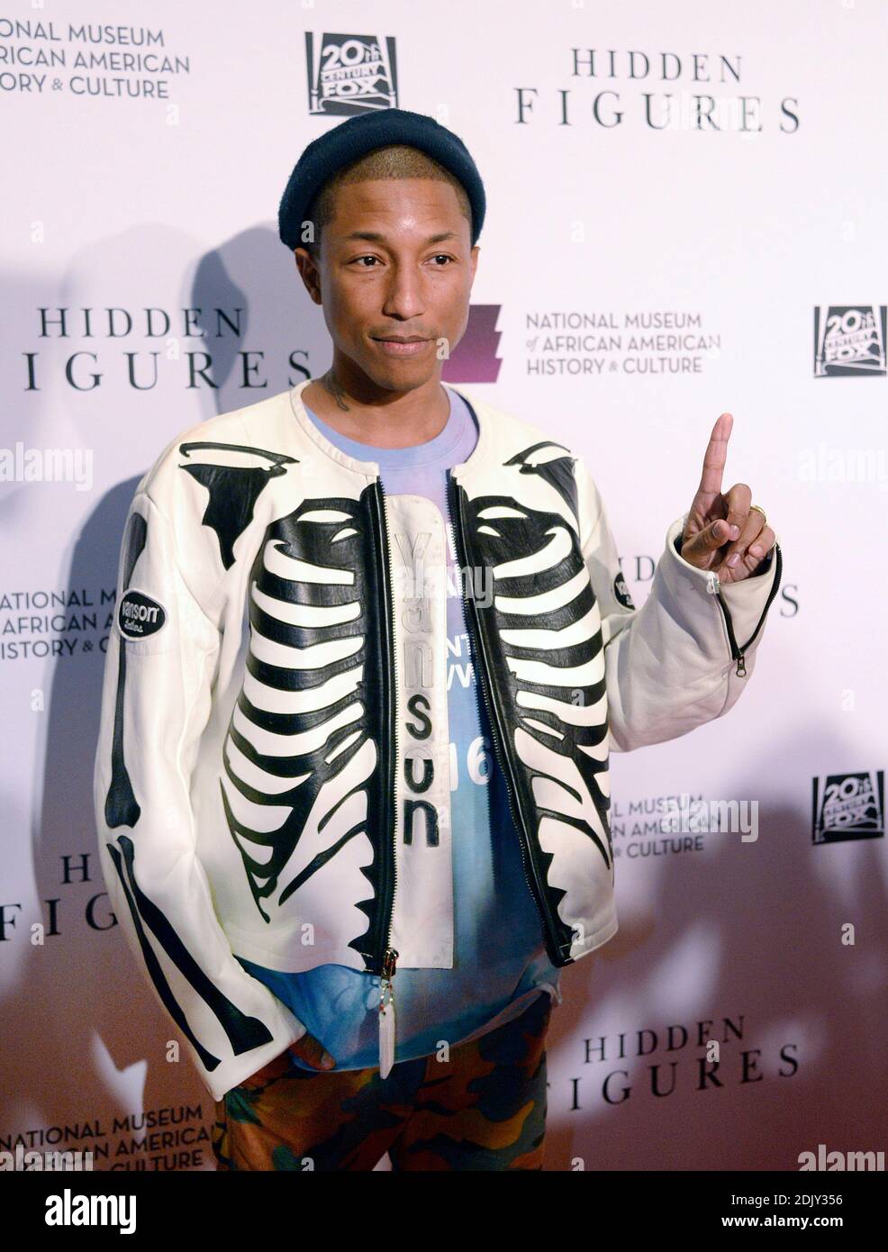 Pharrell Williams attends a special screening of the movie Hidden ...